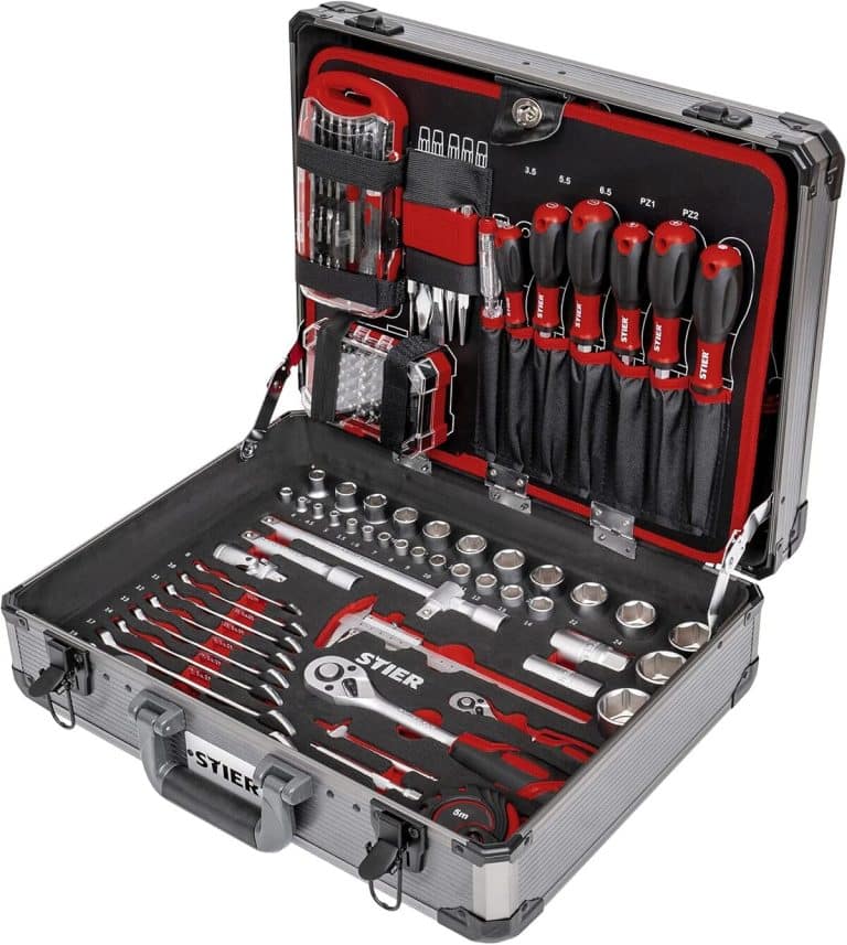 Test de la mallette à outils complète STIER 144 pièces